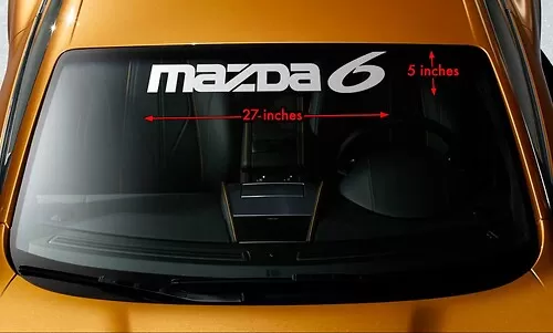 MAZDA ROTARY MAZDASPEED RX7 RX8 Windshield Banner Vinyl Decal Sticker ...