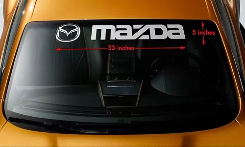 MAZDA ROTARY MAZDASPEED RX7 RX8 Windshield Banner Vinyl Decal Sticker ...