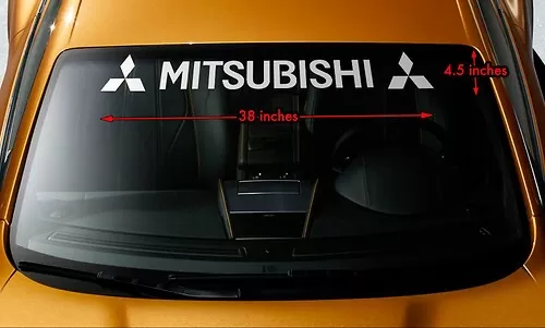 MITSUBISHI RALLIART EVO WRC RACING Windshield Banner Vinyl Decal ...