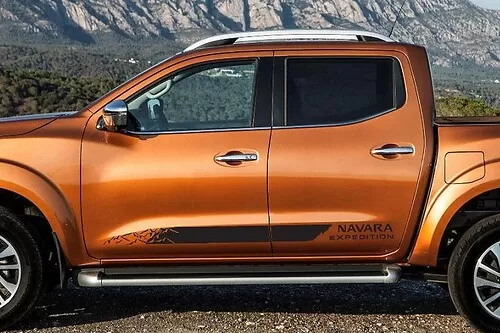 2 Nissan Decal Rocker Panel Bed Rear Fender Side Nissan Frontier Stripe ...