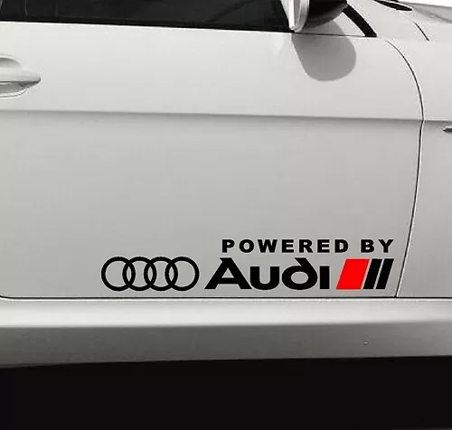 2 Audi Motorsport Logo Stickers Decals A3 A4 A6 A8 S4 S5 Q5 Q7 S6 Rs4 ...