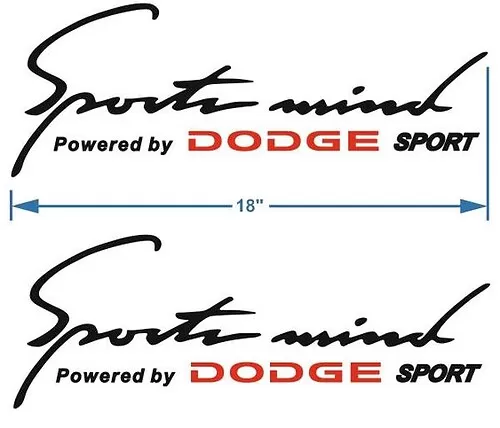 2 Sports mind powered by Porsche Cayenne Panamera Decal sticker