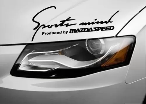 2 Sports Mind Powered by DODGE Decal sticker 18 inch