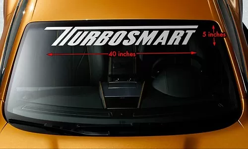 SUPERCHARGED MUSCLE CAR Windshield Banner Premium Vinyl Decal Sticker 45x3"