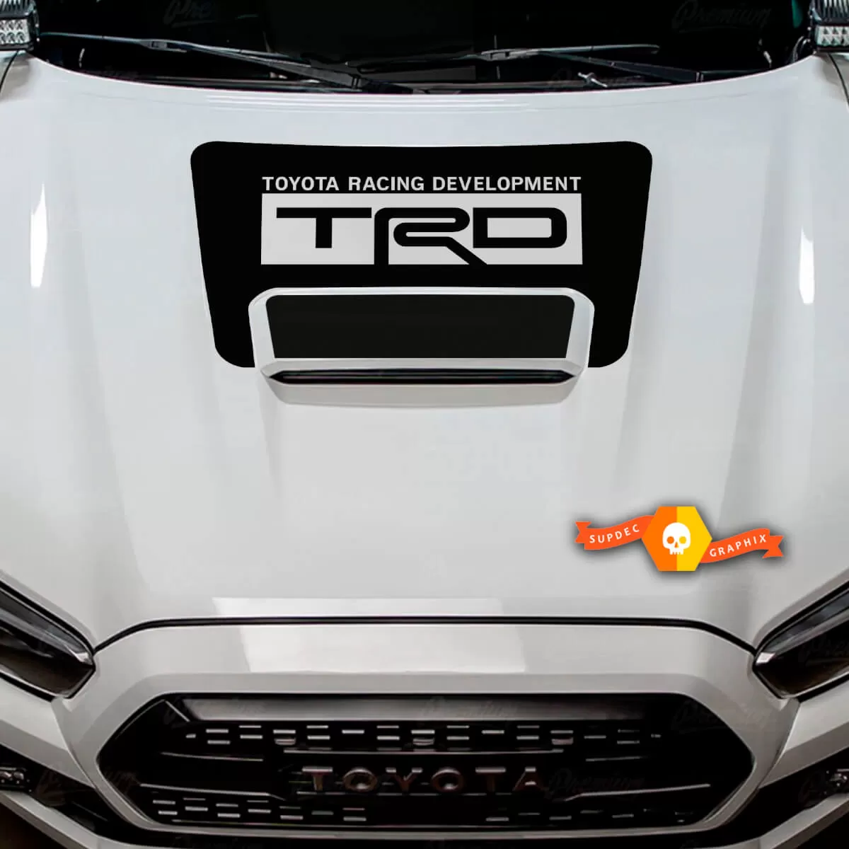Toyota TACOMA 2016-2023 TRD Pro Hood Scoop Decal Graphics