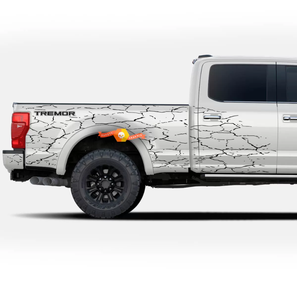 2x Decal for Ford F-150 F-250 F-350 Ford Super Duty Tremor Splash Wrap ...