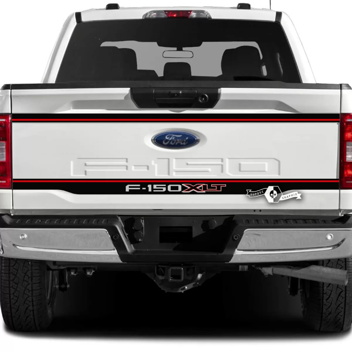 Ford F-150 XLT Tailgate Stripe Logo Graphics Side Decals Stickers 2 Colors