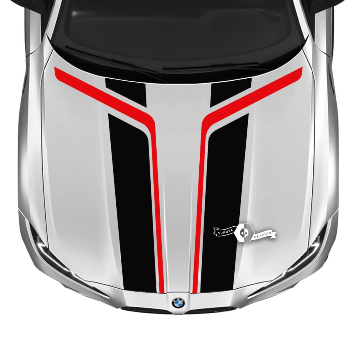 2021+ BMW M4 M3 G80 G82 G83 M Performance Hood Vinyl Decal Sticker 2 Colors