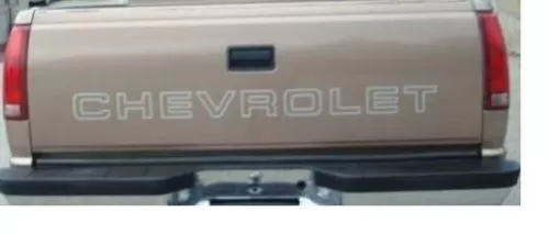Chevrolet for STEPSIDE BED Tailgate Decal / Sticker Chevy