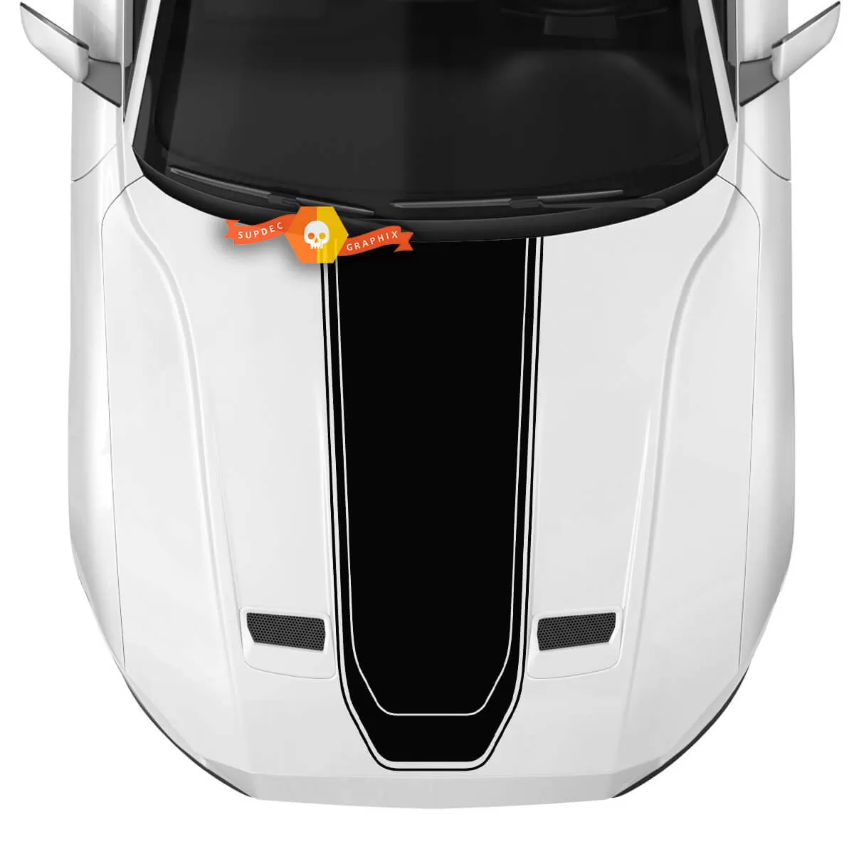 Ford Mustang Mach Hood Decal Car Vinyl Sticker Shelby Sport Racing ...
