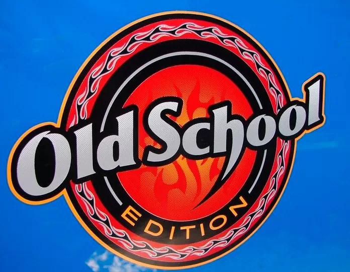 Par JEEP Badge Emblem "OLD SCHOOL EDITION" Muscle Car vinyl Sticker ...