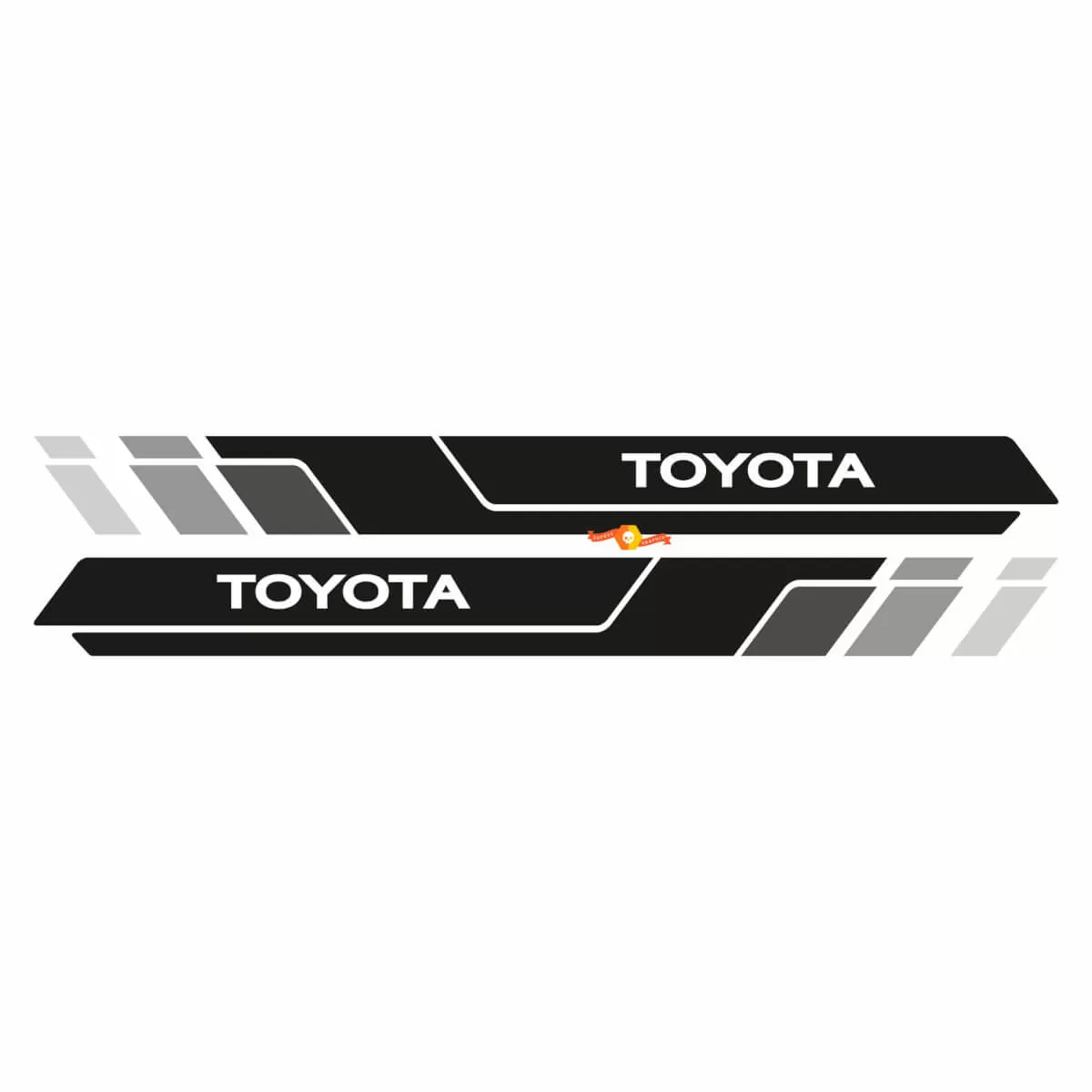 2 Toyota Tacoma Side Doors Stripes Rocker Panel Vinyl Stickers Decal ...