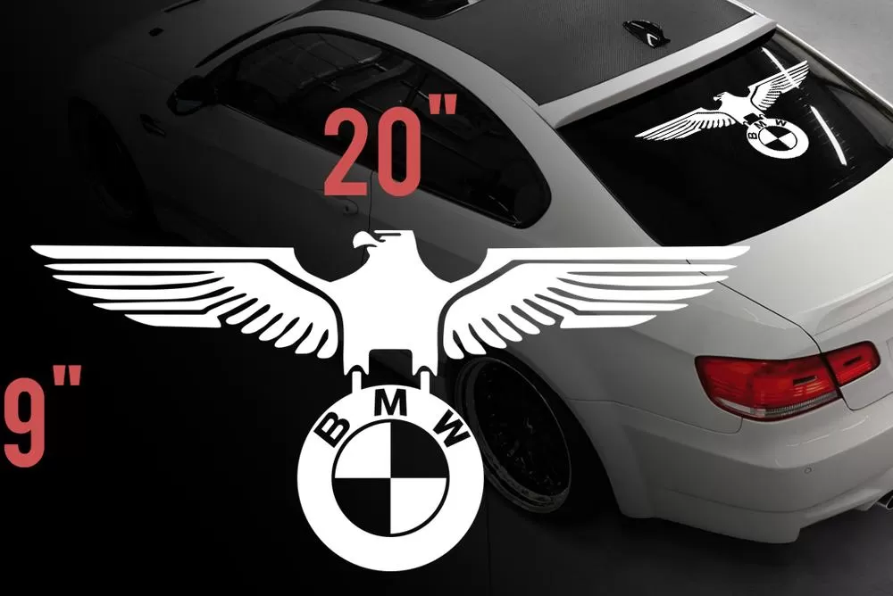 BMW Eagle German car rear window vinyl stickers decals for M3 M5 M6 e36 all