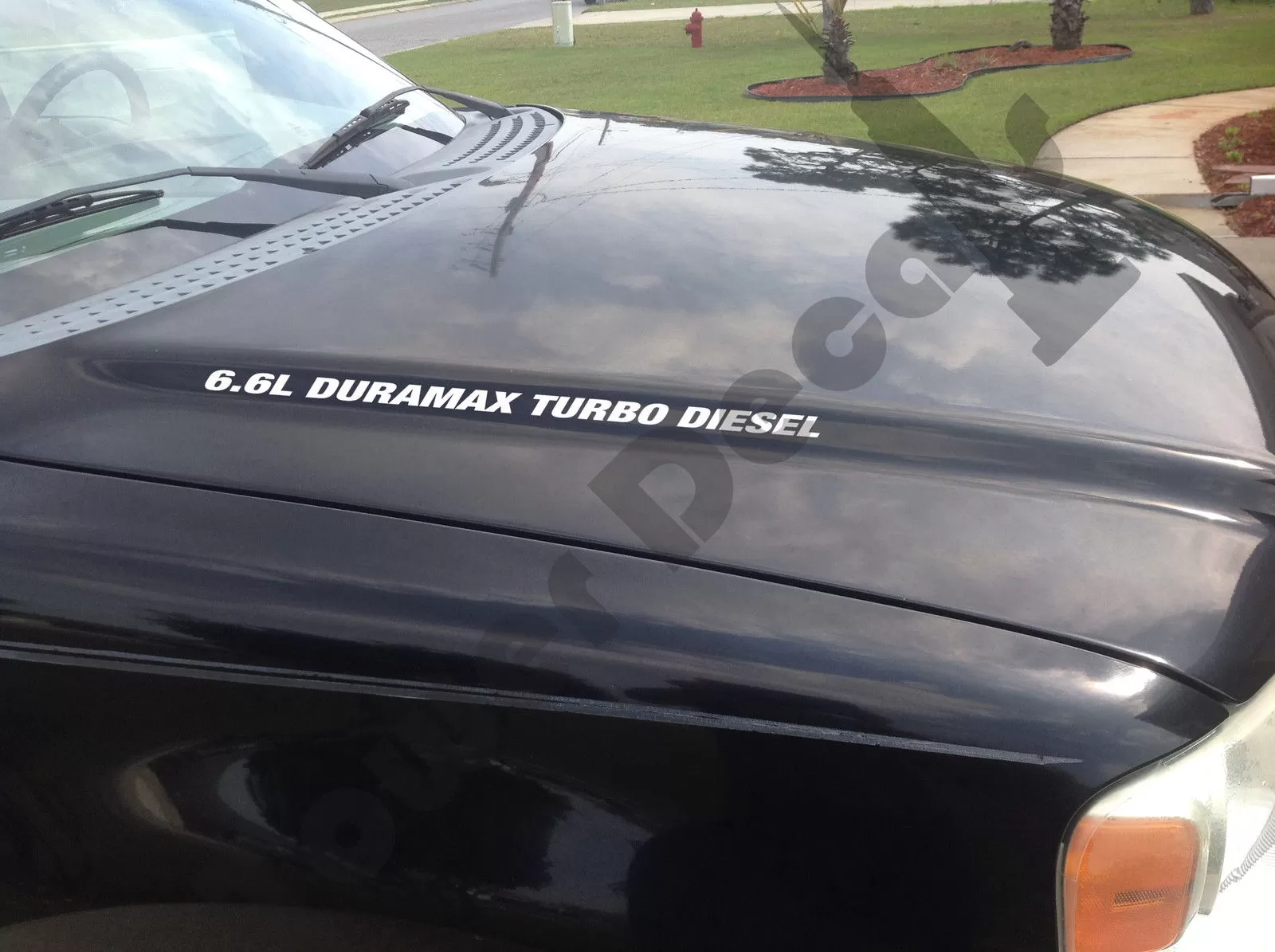 6.6L DURAMAX DIESEL Chevy Hood sticker decals