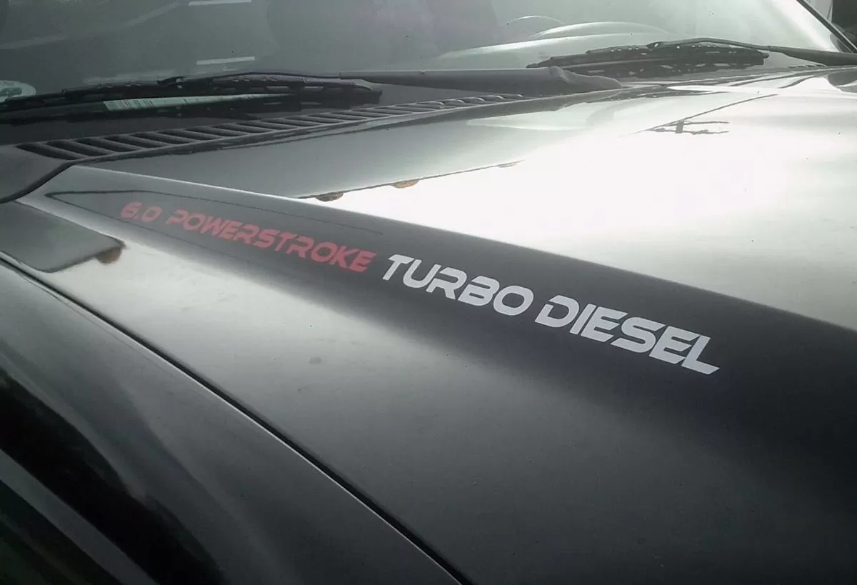 PowerStroke sticker logo decal vinyl graphic emblem