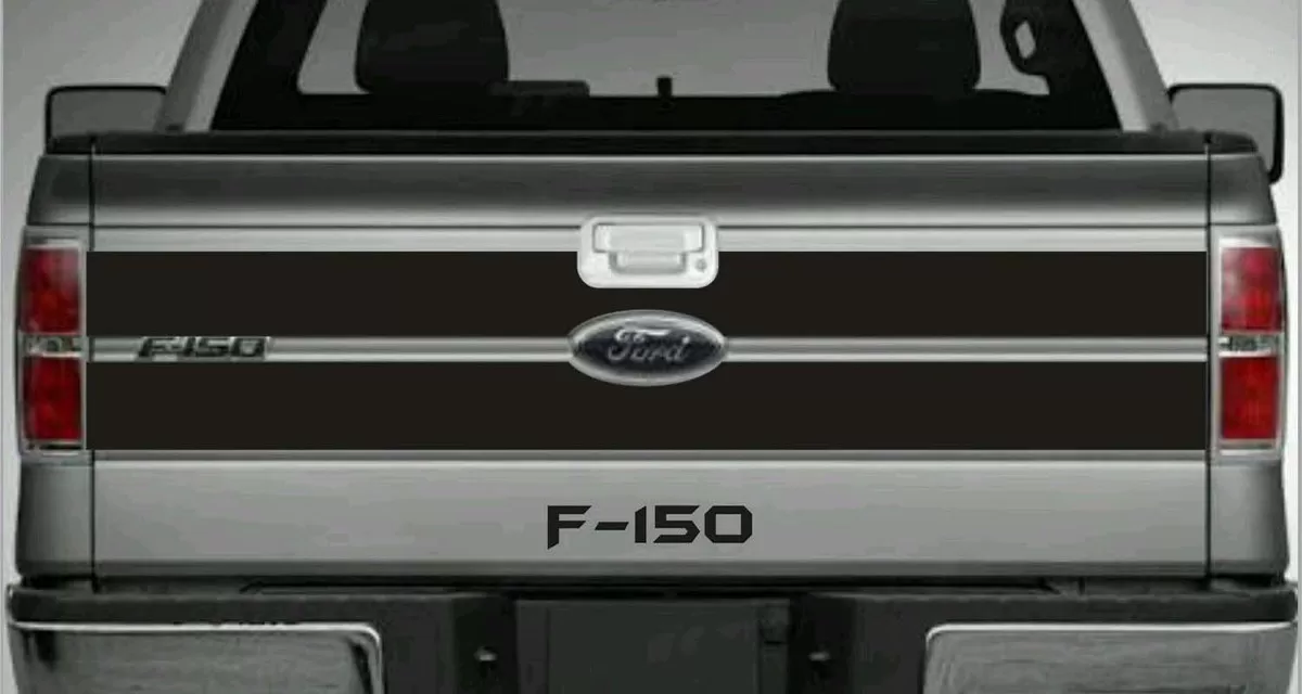 Ford F -150 Tailgate Blackout Style Decal Vinyl Stripes 2009-2014 Avery ...