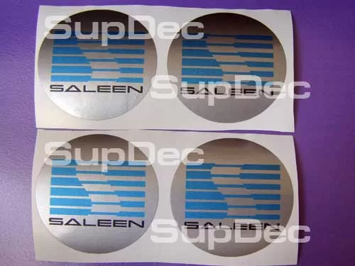 Saleen Mustang 4 Center Cap Decal Set