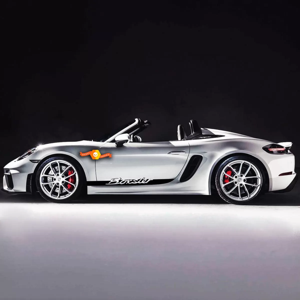 Porsche Boxster Side Stripes Kit Decal Sticker