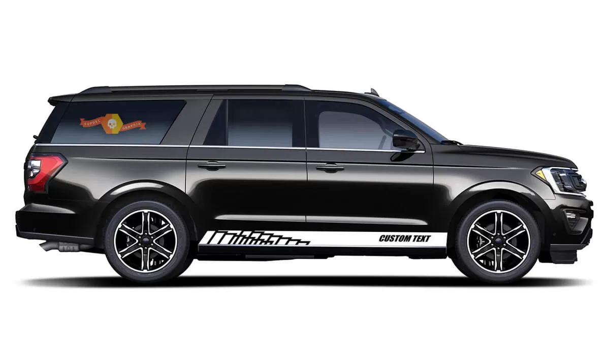 2x side Ford Expedition Vinyl Stripes body decal vinyl graphics sticker ...