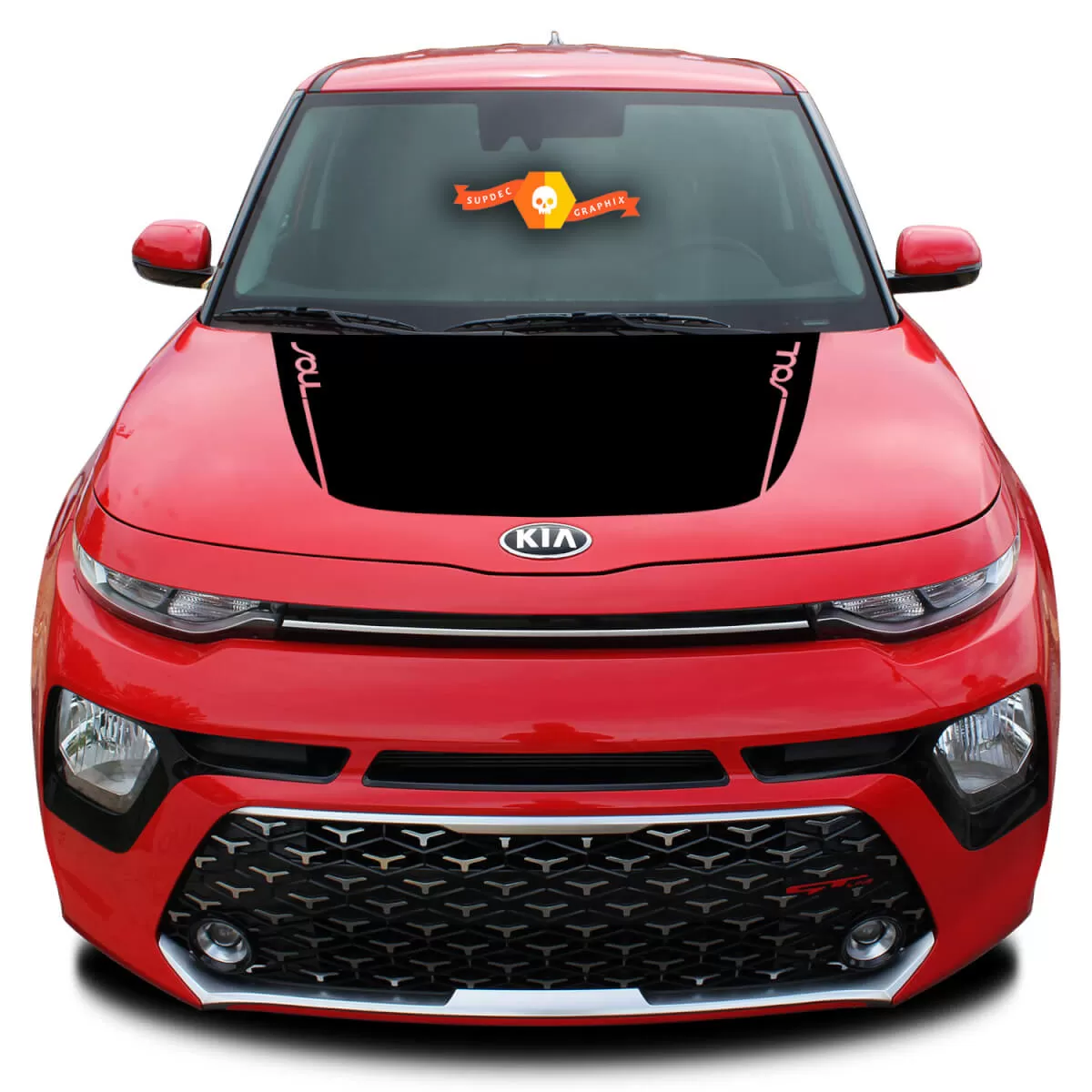 Fits: 2020 KIA SOUL Hood Decals Lower Rocker Stripes Souled Body Vinyl ...