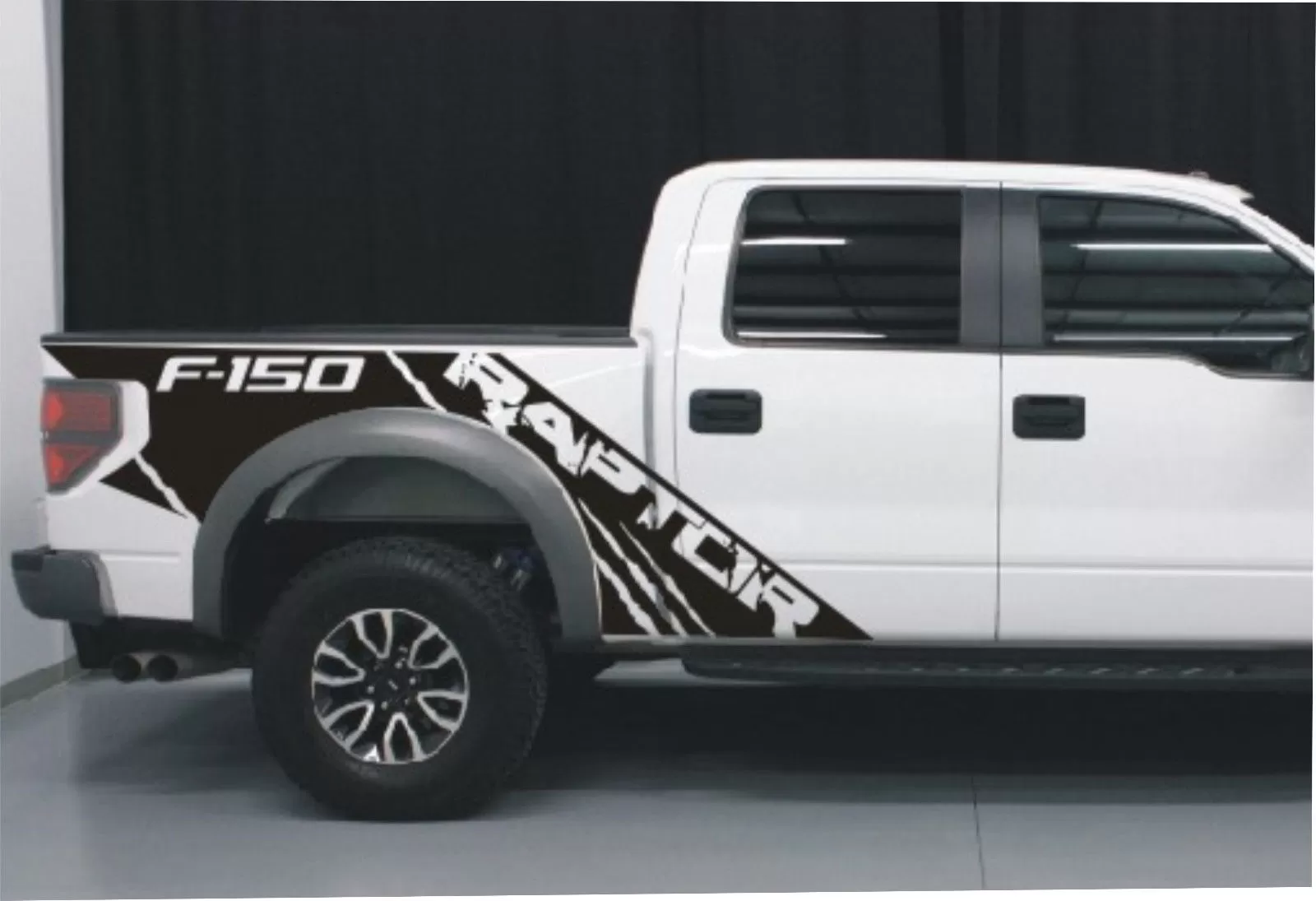 Ford Raptor SVT F150 Bedside Predator Vinyl Graphics Decals Fits 2010 ...