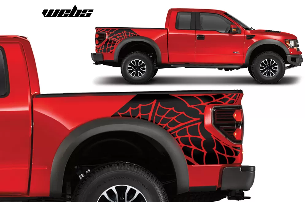 F-150 Ford Raptor Svt Webs Decal Graphics Decals Stickers Chatter